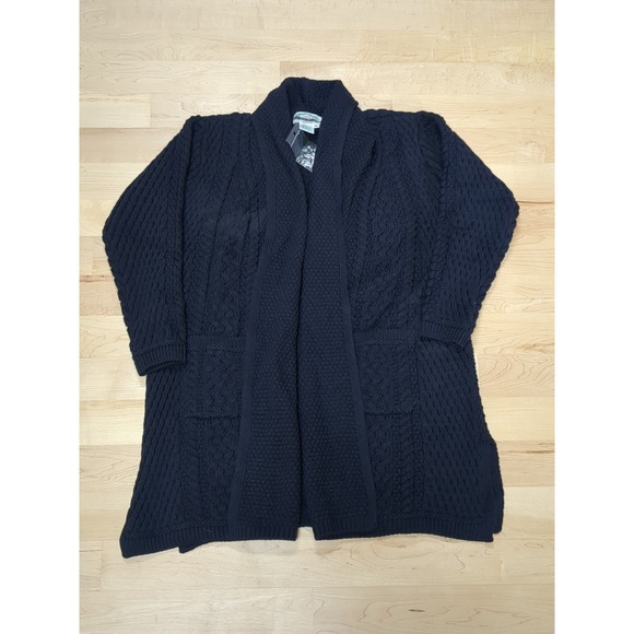 Aran Crafts | Sweaters | Nwot Aran Crafts 0 Merino Wool Cardigan Open ...